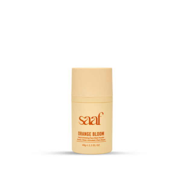 Orange Bloom - Daily Exfoliating Face Wash Powder – SaafSkin